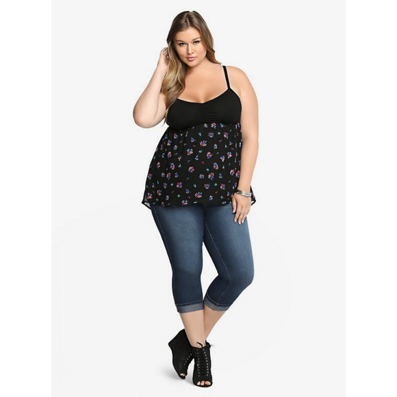 torrid | Tops | 2x Torrid Floral Baby Doll Tank Top | Poshmark